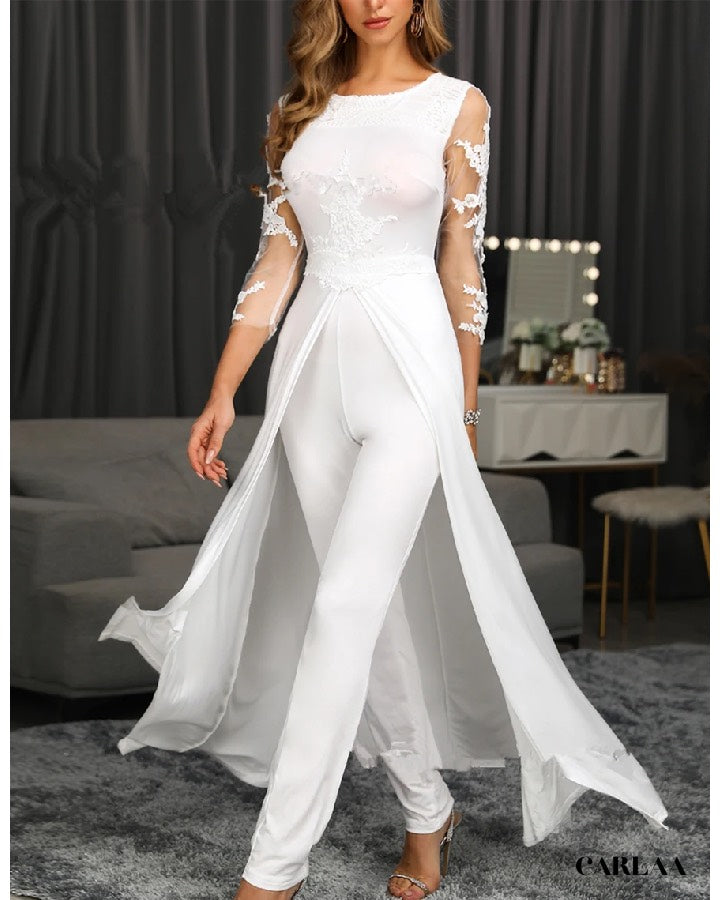 Combinaison Mariée Blanche – CARLAA